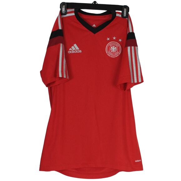 adidas | Shirts | Adidas Deutscher Fussballbund Germany Red Adizero ...